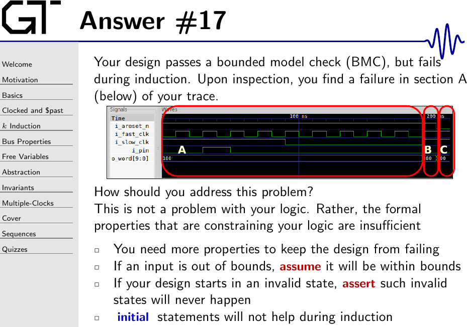 Answer To Quiz 17